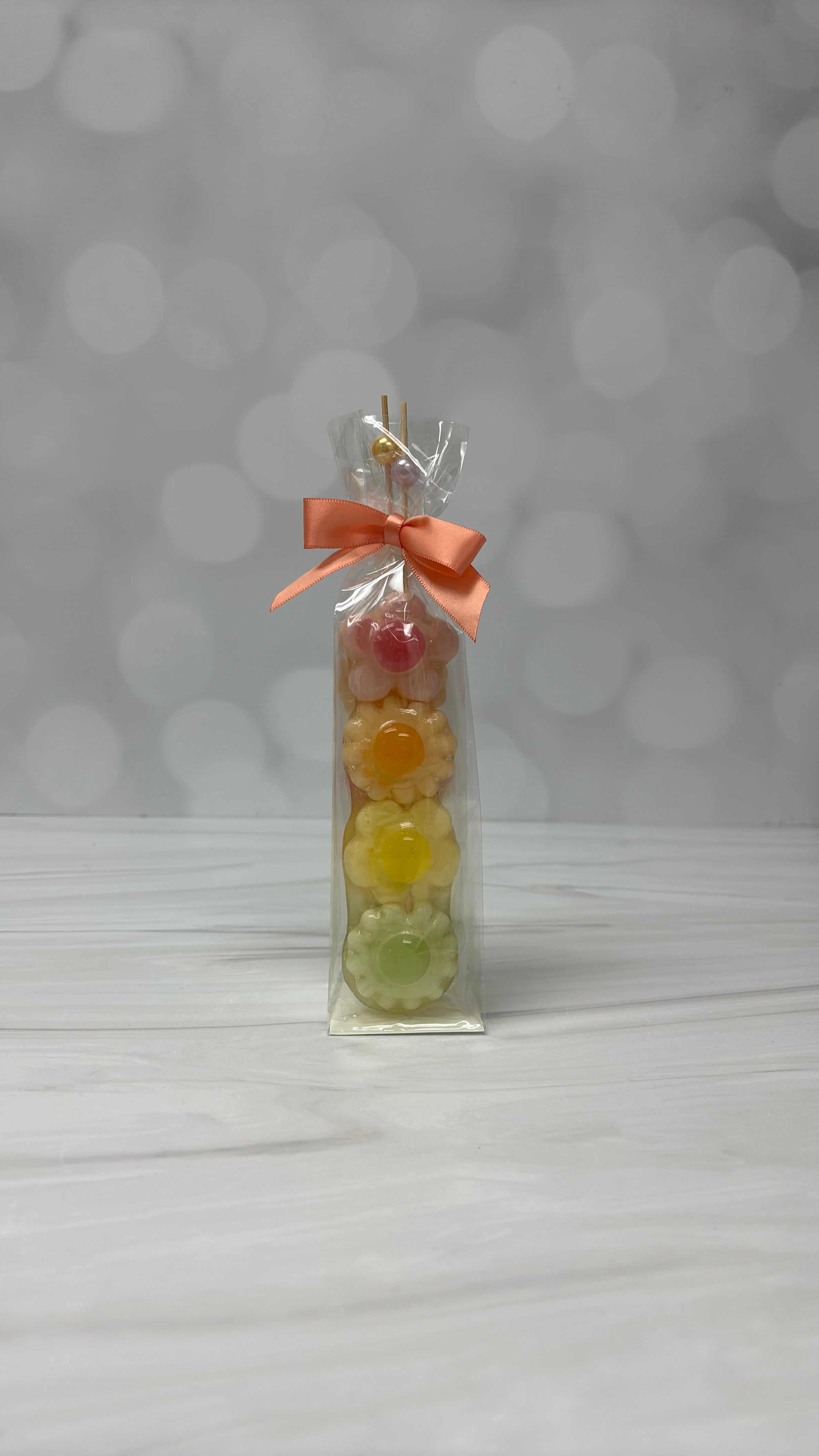 Happier Flowers Candy Coated Kabob - Hard Candy Coated Swedish Flower ...
