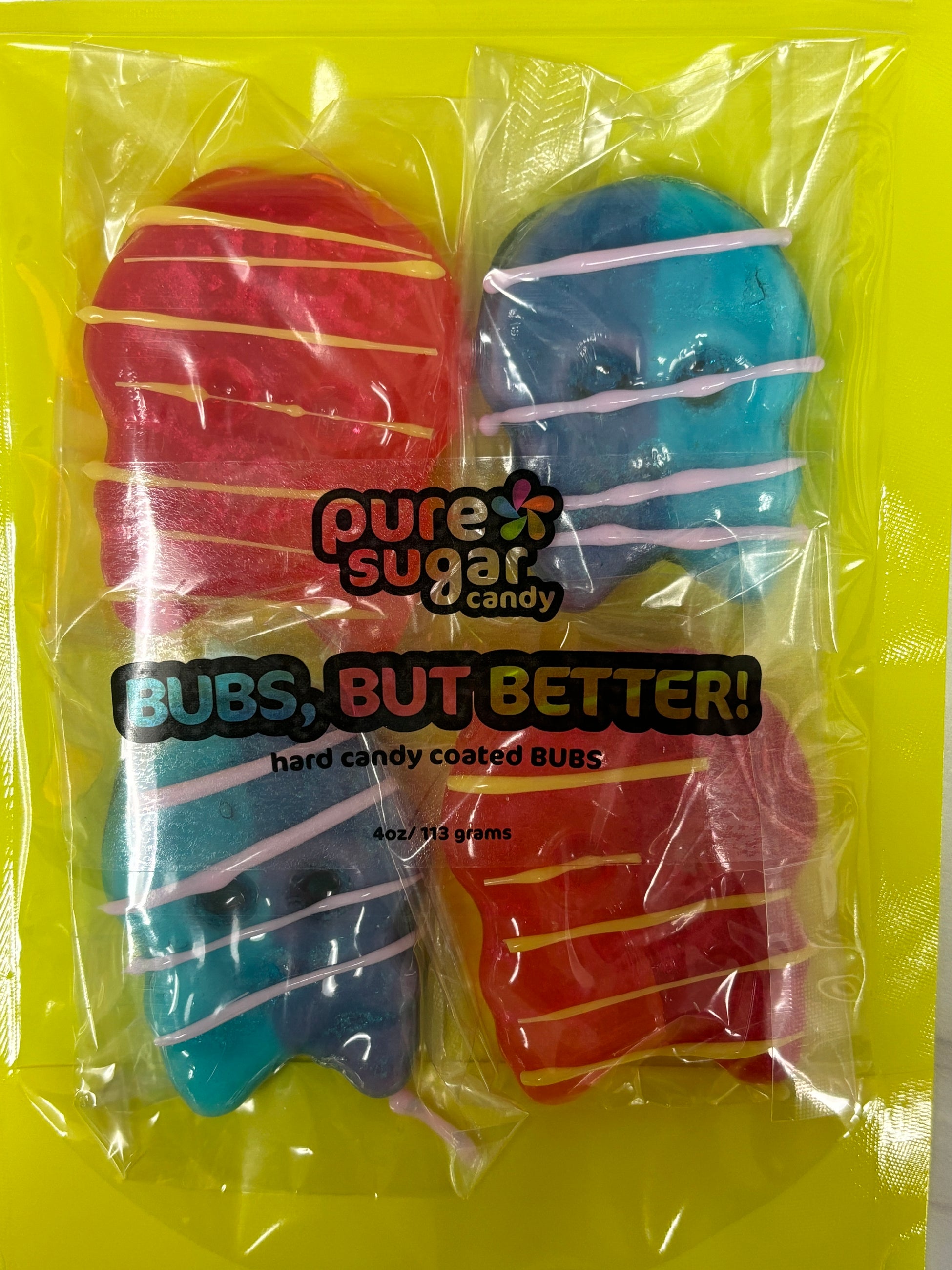 BUBS, BUT BETTER! Hard Candy Coated Bubs – Pure Sugar Candy