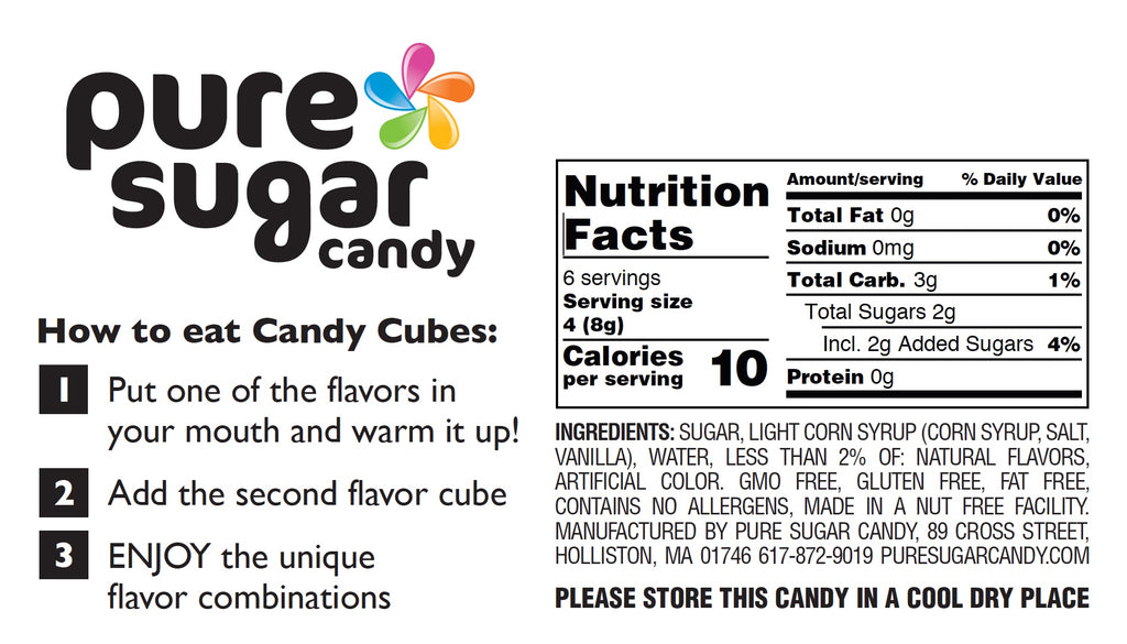 Candy Cubes - Caramel Apple – Pure Sugar Candy