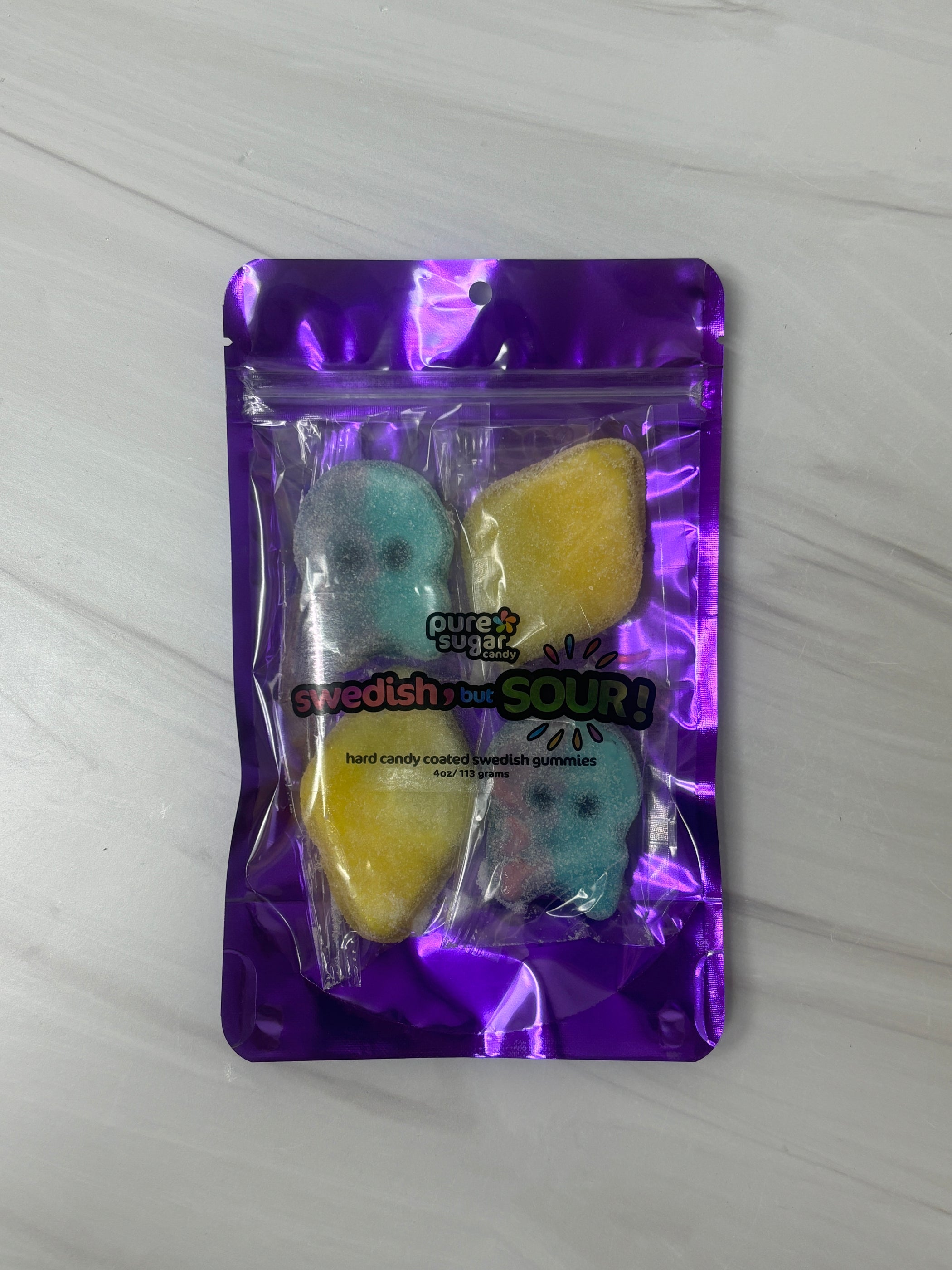 SWEDISH, BUT SWEETER! Hard Candy Coated Swedish Gummies – Pure Sugar Candy