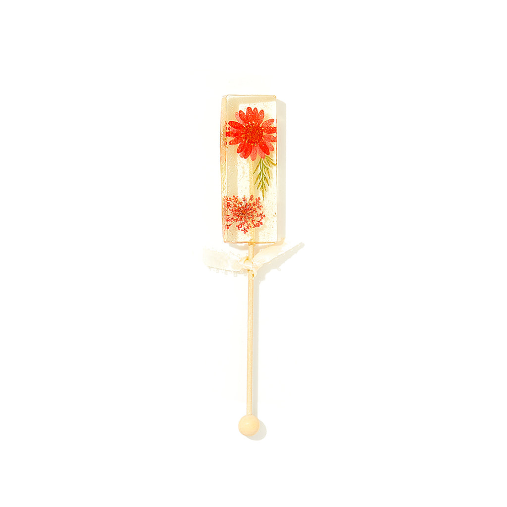 Floral Fantasy - Edible Flower Lollipop – Pure Sugar Candy