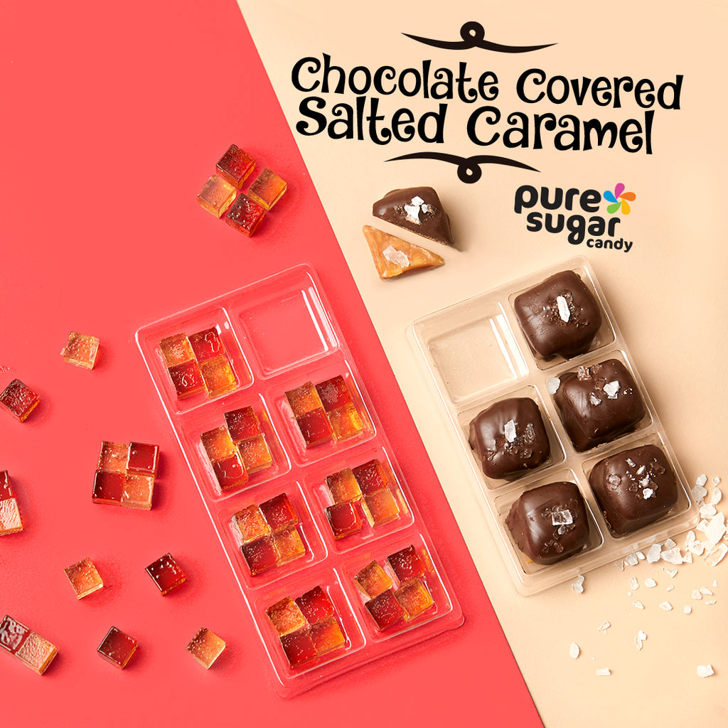 Candy Cubes - Chocolate Salted Caramel – Pure Sugar Candy