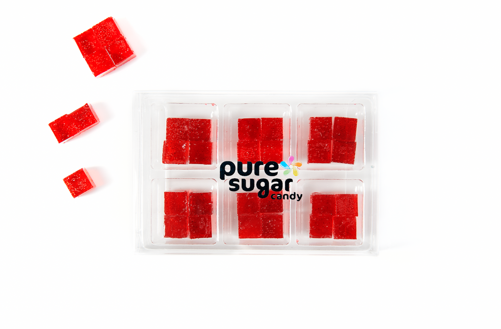 Candy Cubes - Cranberry – Pure Sugar Candy